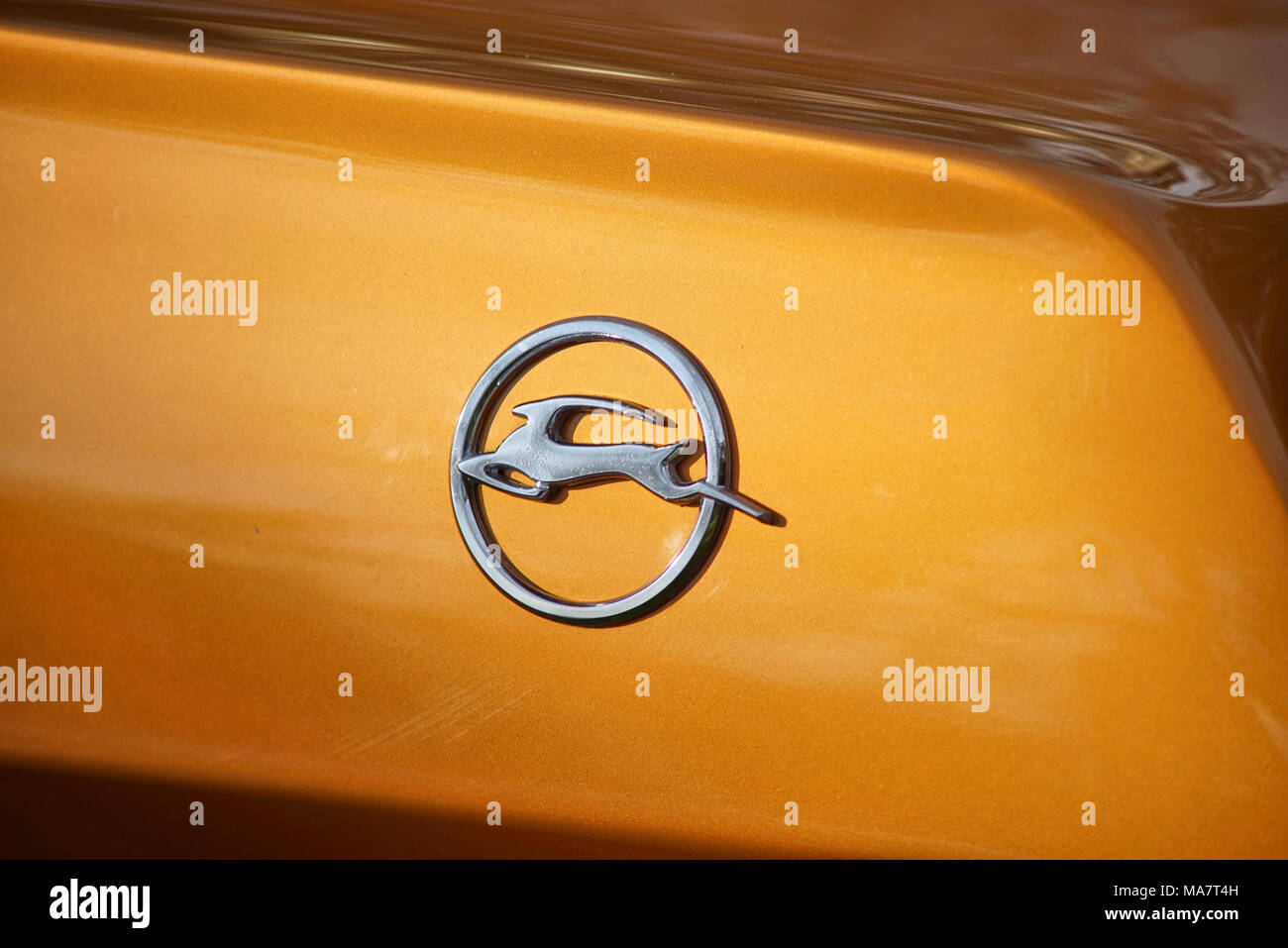 close up shots of badgework of a classic chevrolet impala Stock Photo ...