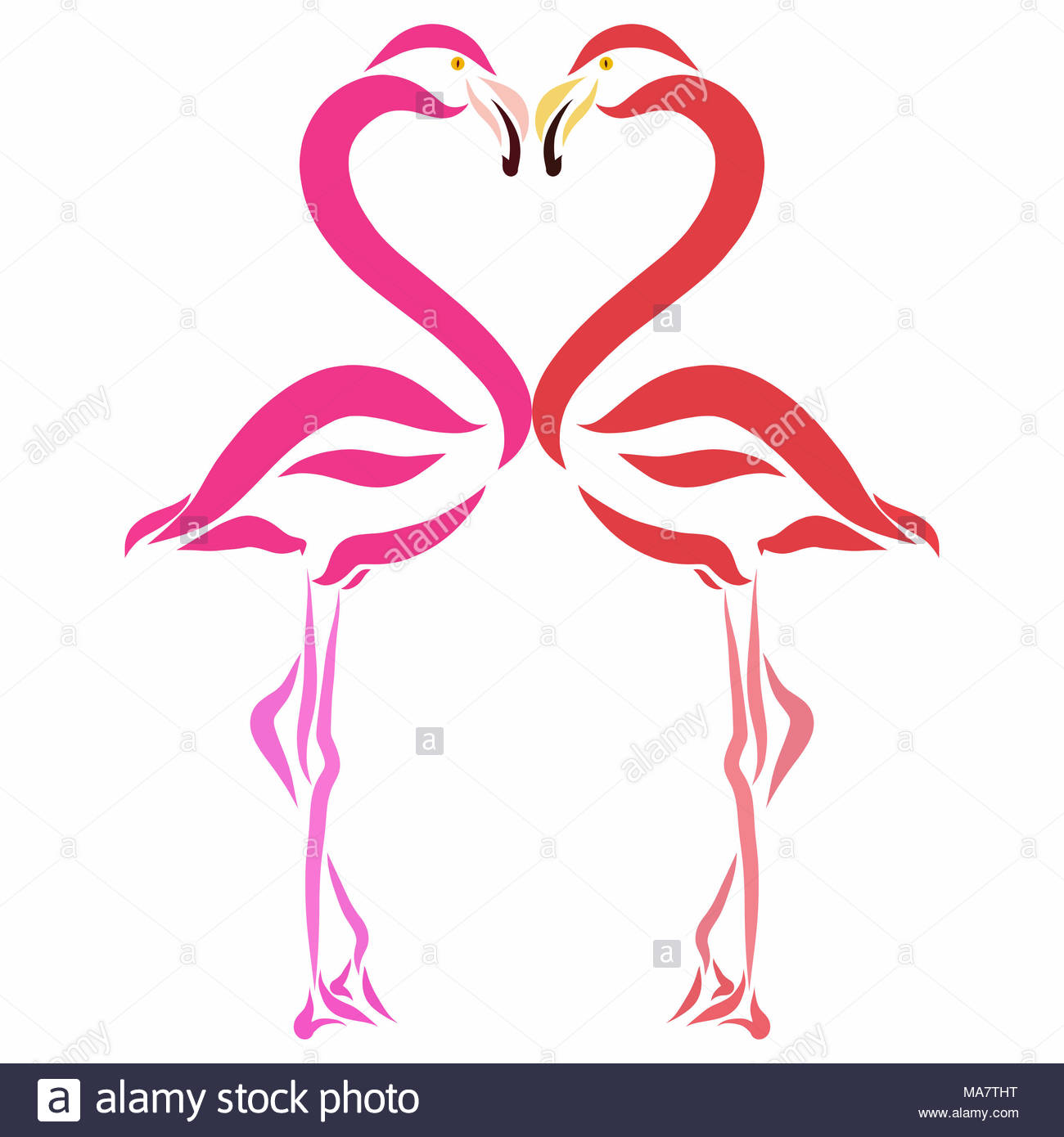 Flamingo Bird Heart Stock Photos & Flamingo Bird Heart Stock Images - Alamy