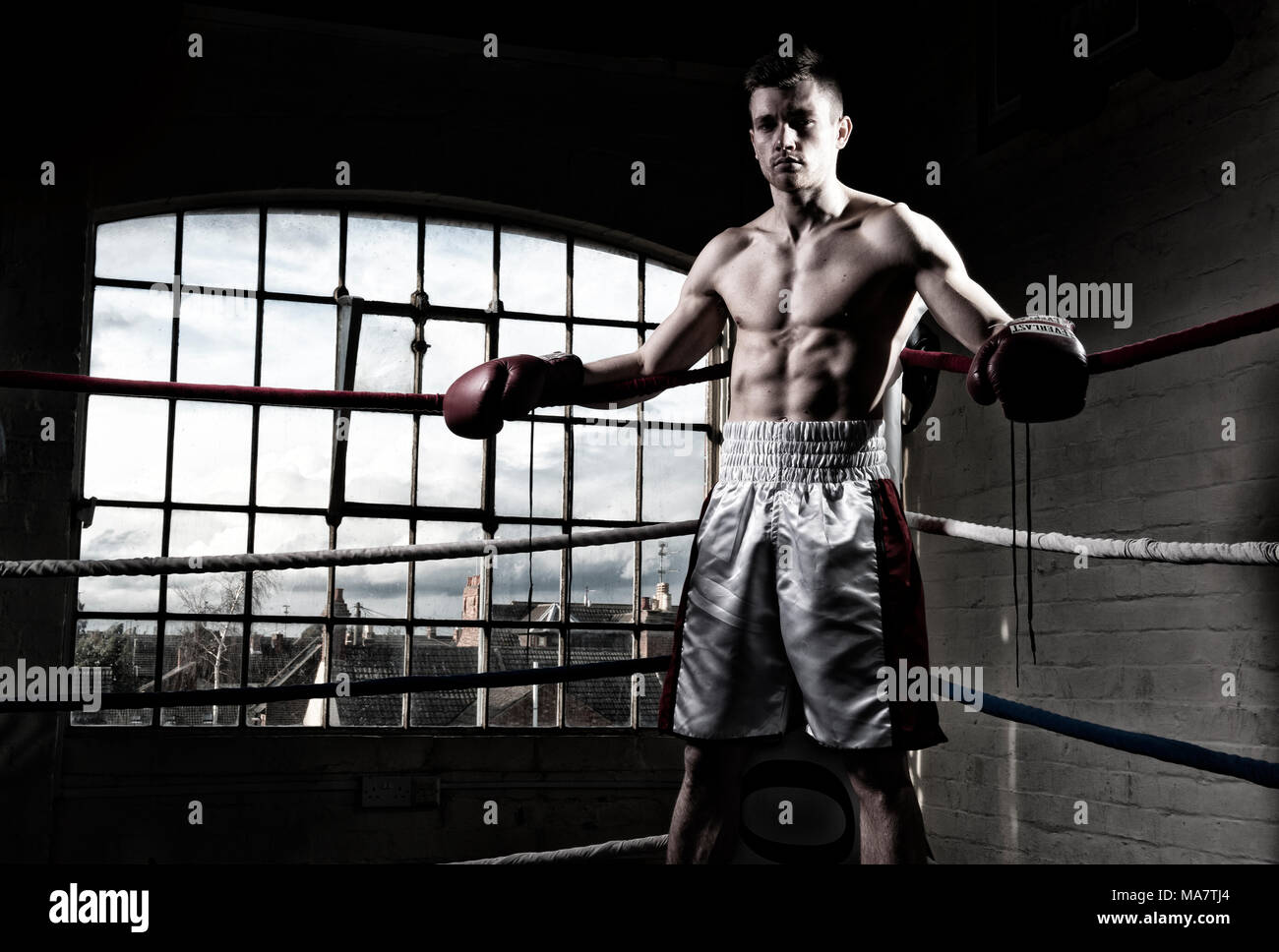 Male fitness boxers Stock Photo - Alamy