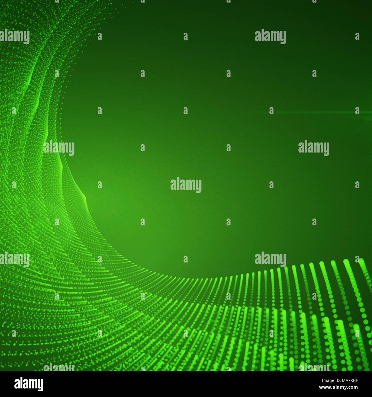 Abstract geometric green background with twisted lines Stock Photo - Alamy