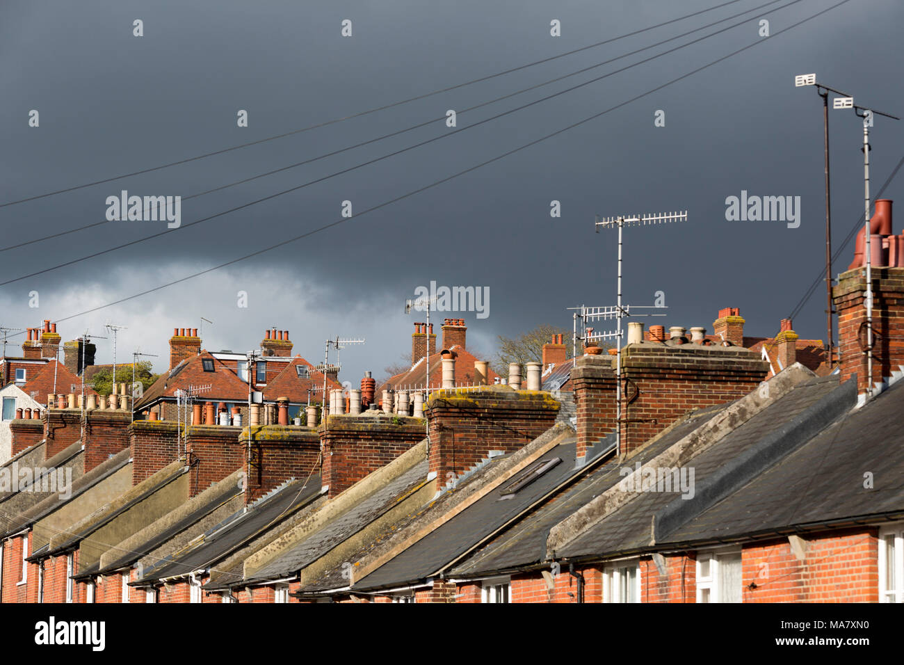 Victorian rooftops hi-res stock photography and images - Alamy