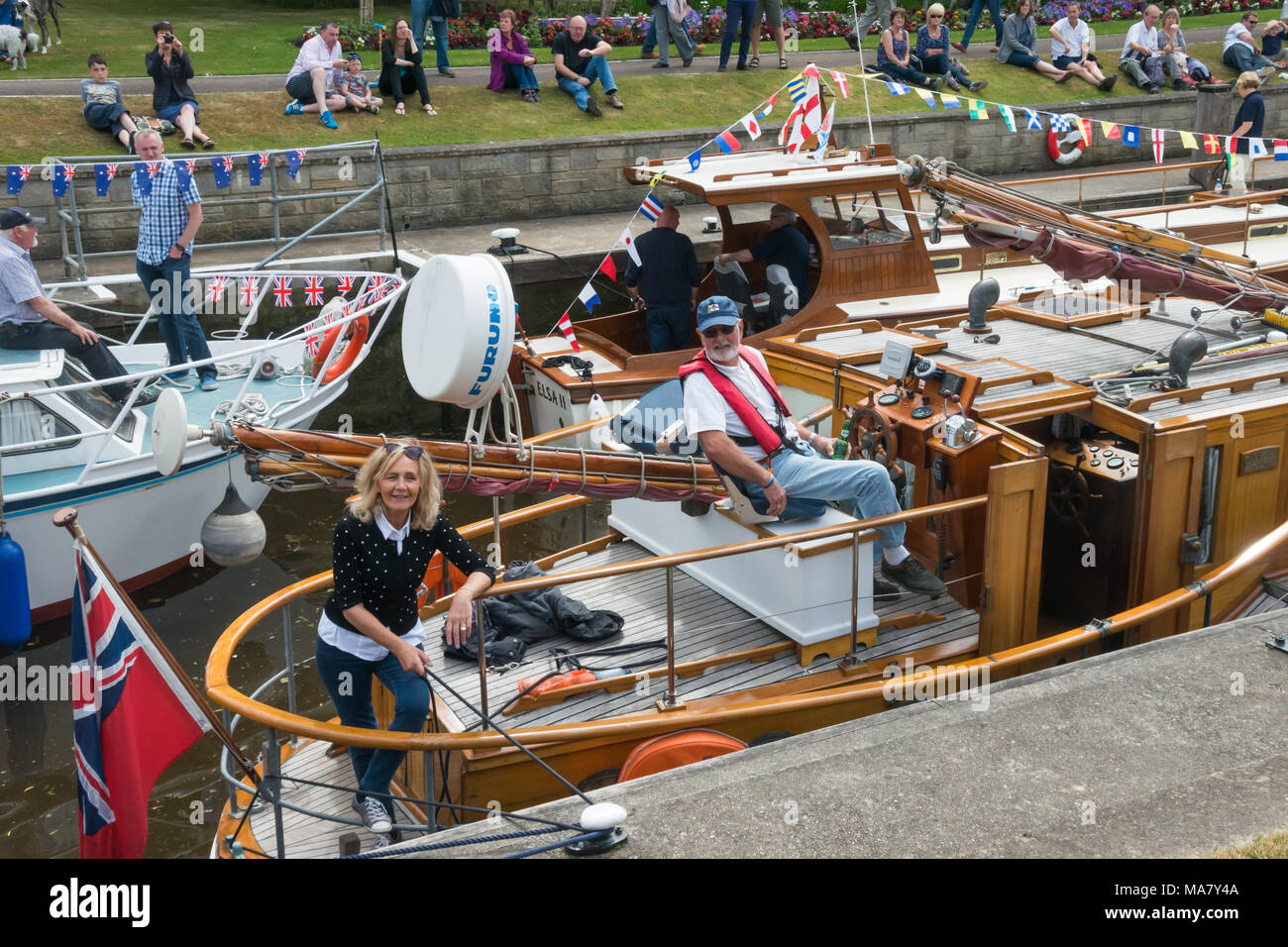 Wanda and Elsa II in the River Flotilla to commemorate Magna Carta had ...