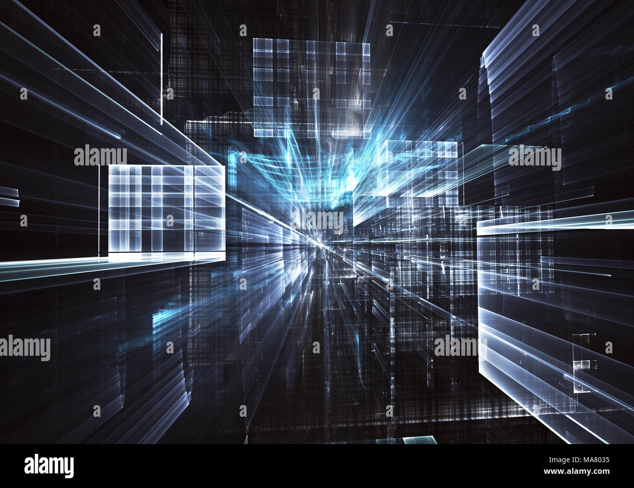 Fractal art - computer image, technological background Stock Photo - Alamy
