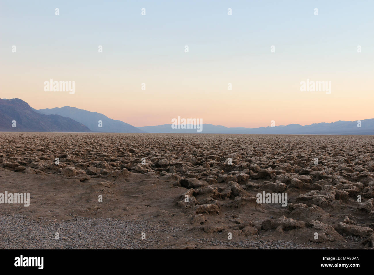 Devil's Golf Course, Death Valley Stock Photo - Alamy