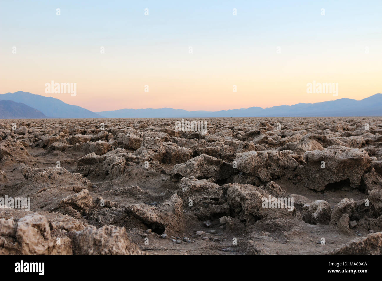 Devil's Golf Course, Death Valley Stock Photo - Alamy