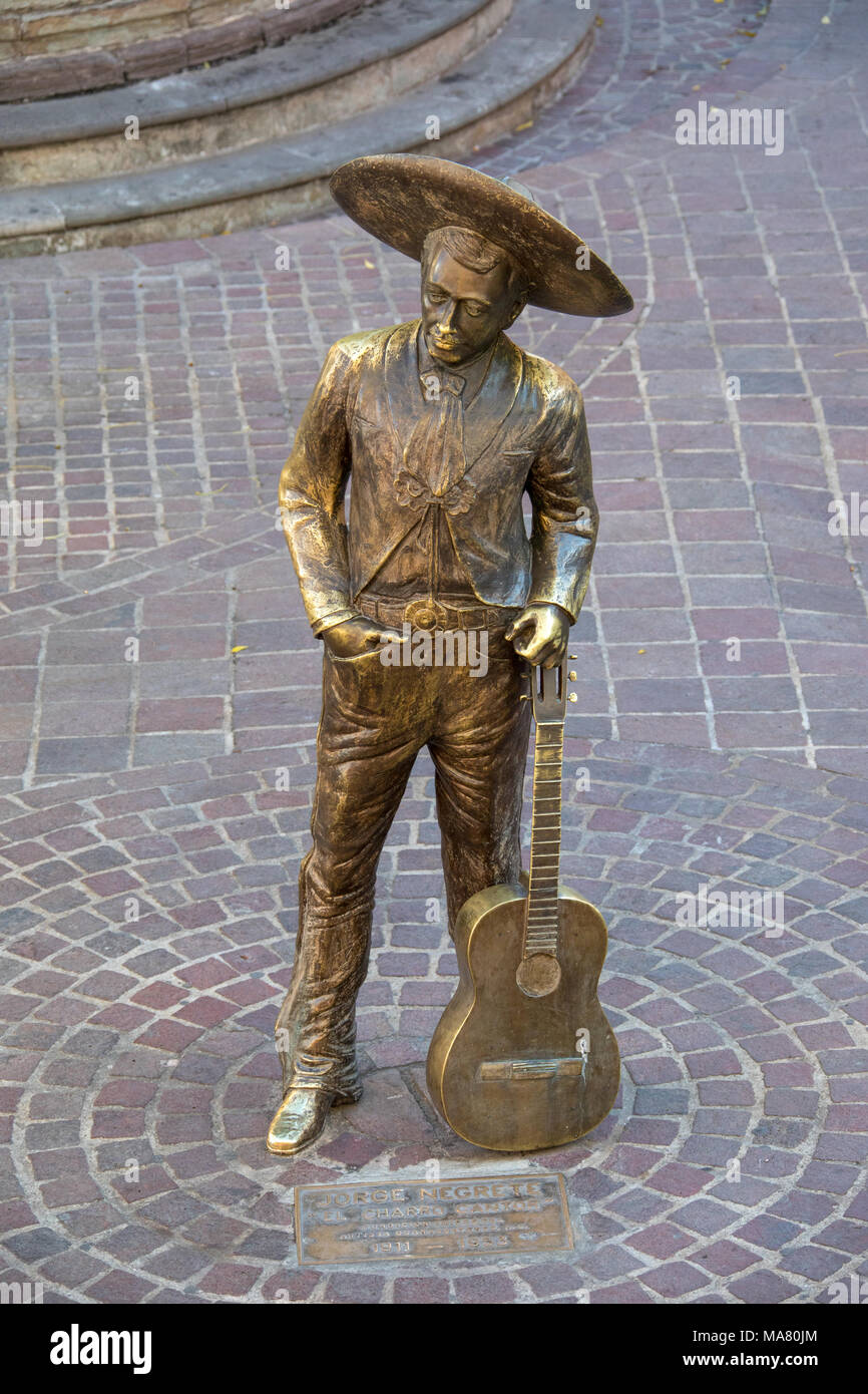 Coco inspiration, Memorial to Jorge Negrete, "El Charro Cantor", a ...