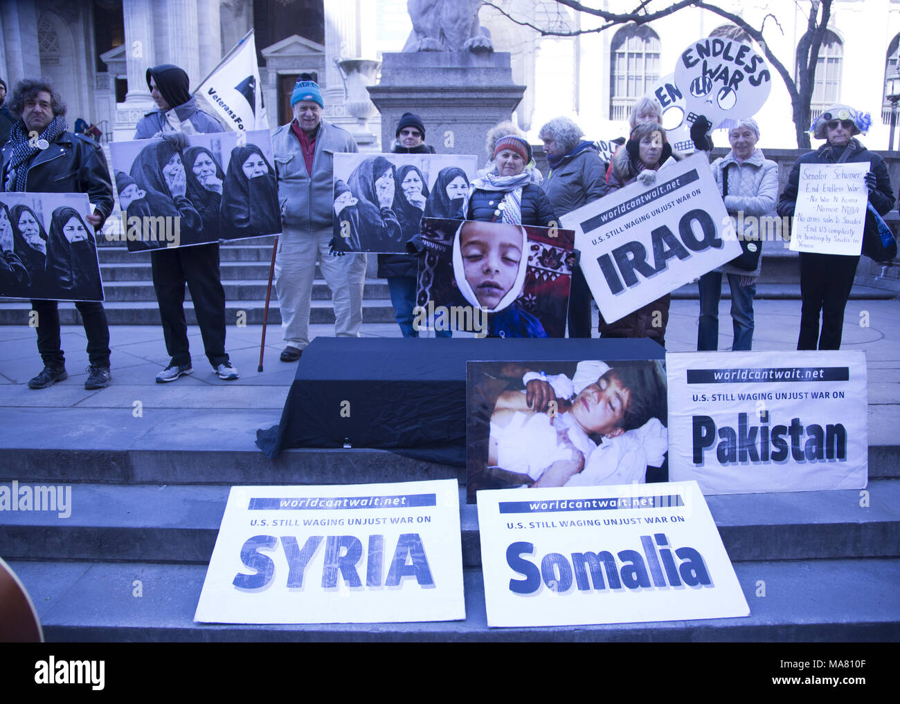 On the 15th Anniversary of the American war in Iraq peace activists ...