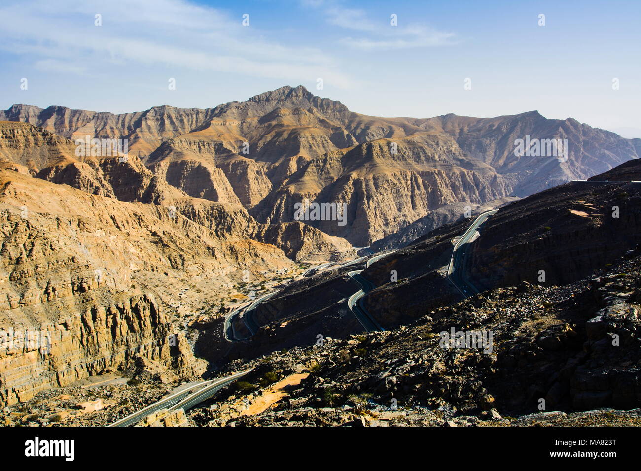 Jabal jais highest mountain hi-res stock photography and images - Alamy