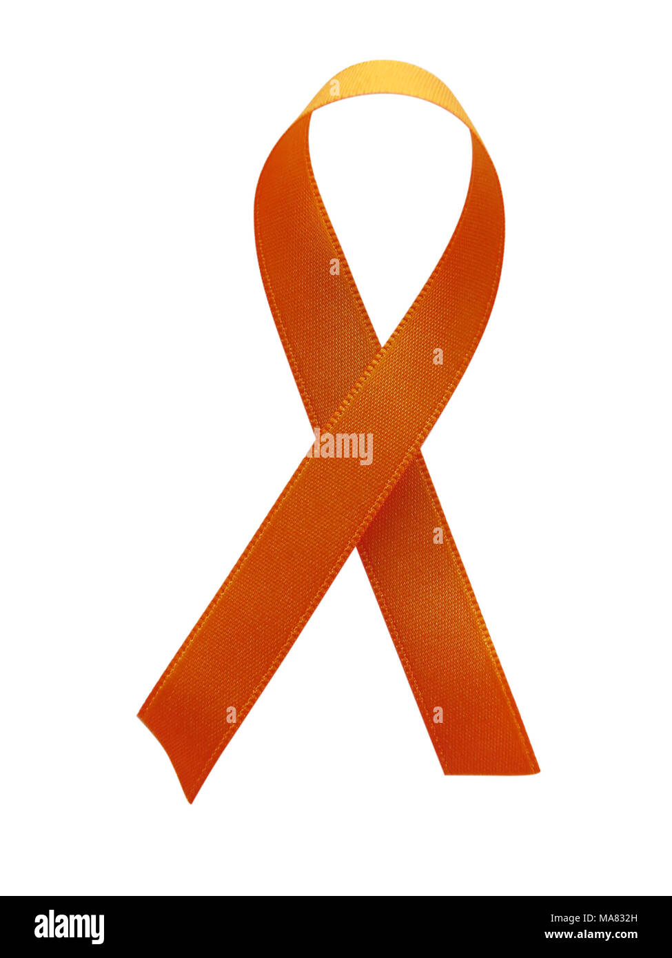 Orange Cancer Ribbon Transparent Background
