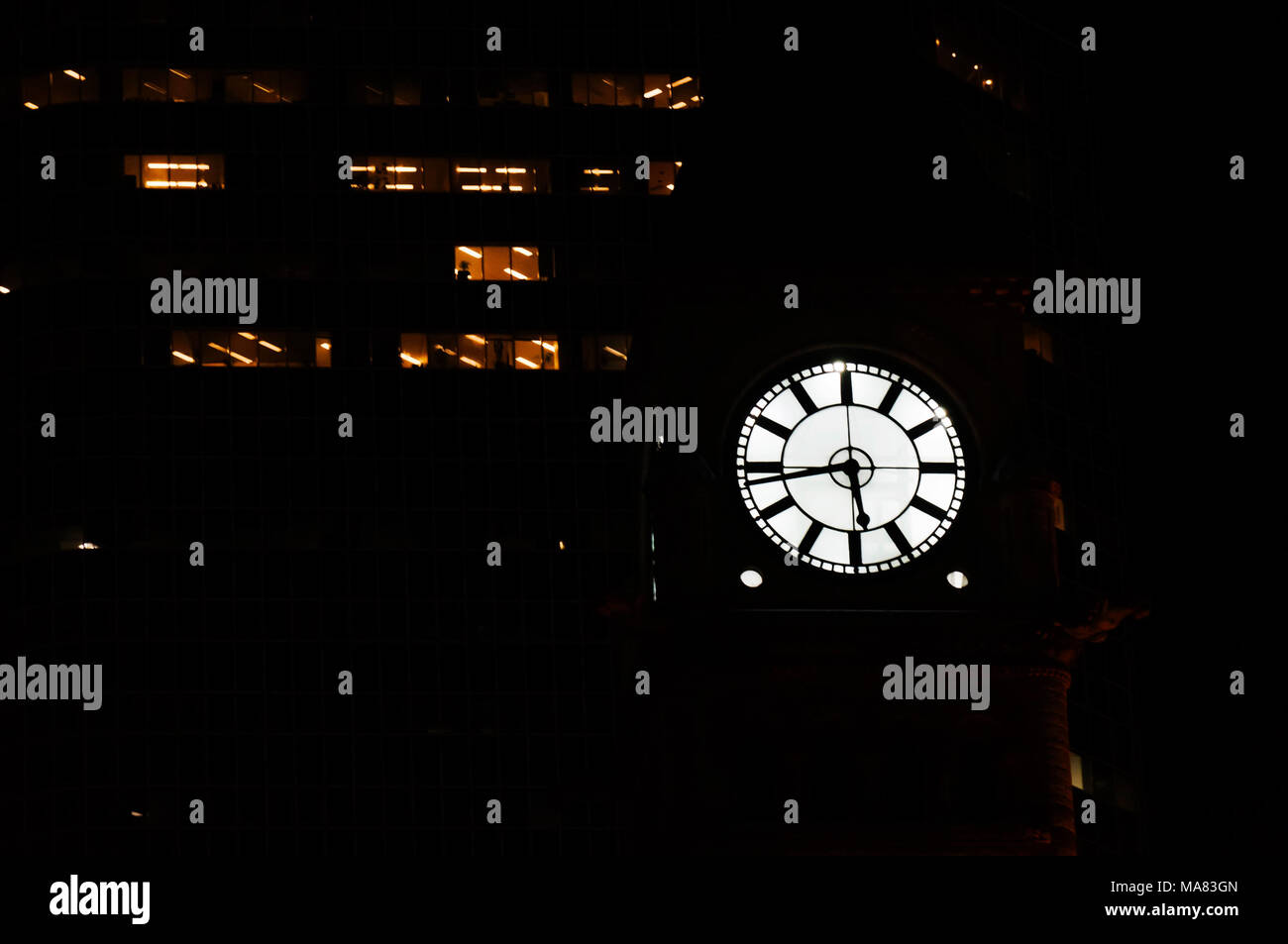 Time sneaks in the dark even if you don t notice. Toronto old city hall ...
