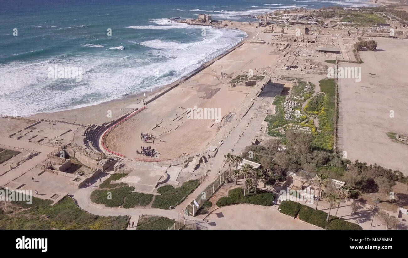 Caesarea maritima aerial hi-res stock photography and images - Alamy