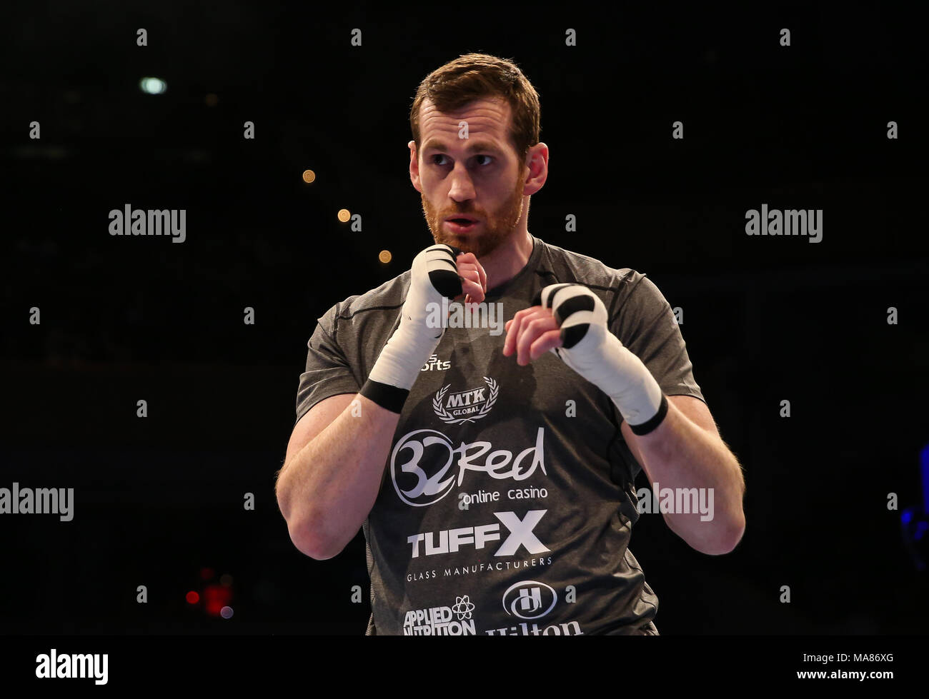 03-28-2018, St Davids Hall, Cardiff. David Price Liverpool during the ...