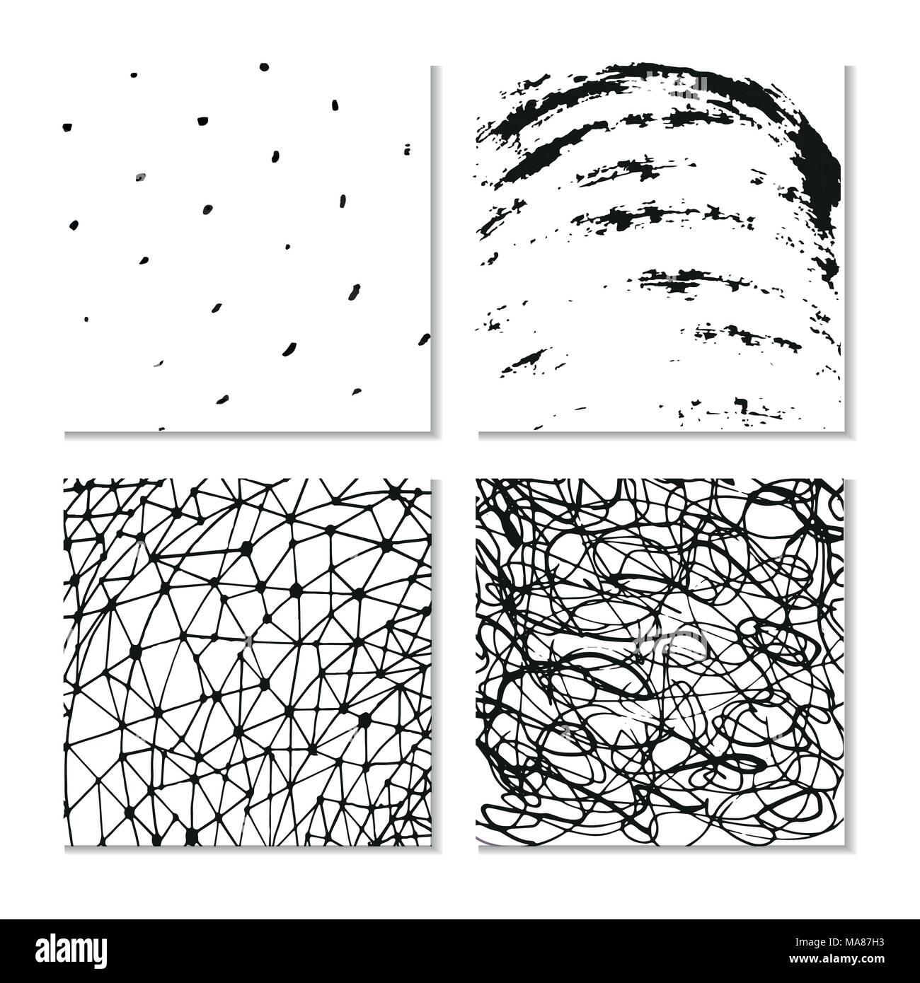 Natural textures ink Stock Vector Images - Alamy