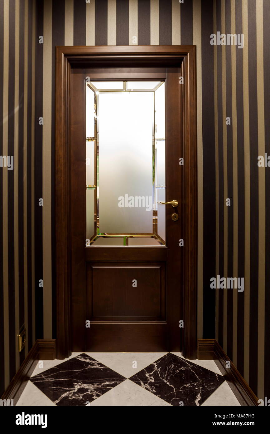 interior of the apartment with the door closed Stock Photo - Alamy