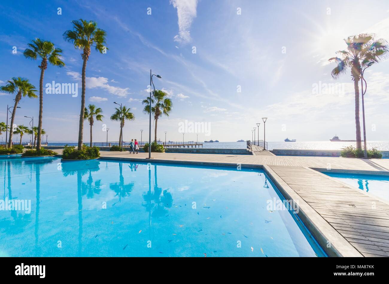Limassol seafront skyline hi-res stock photography and images - Alamy