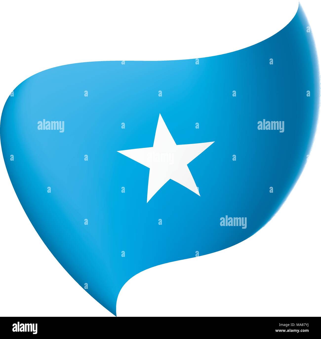 Somalia flag, vector illustration Stock Vector Image & Art - Alamy