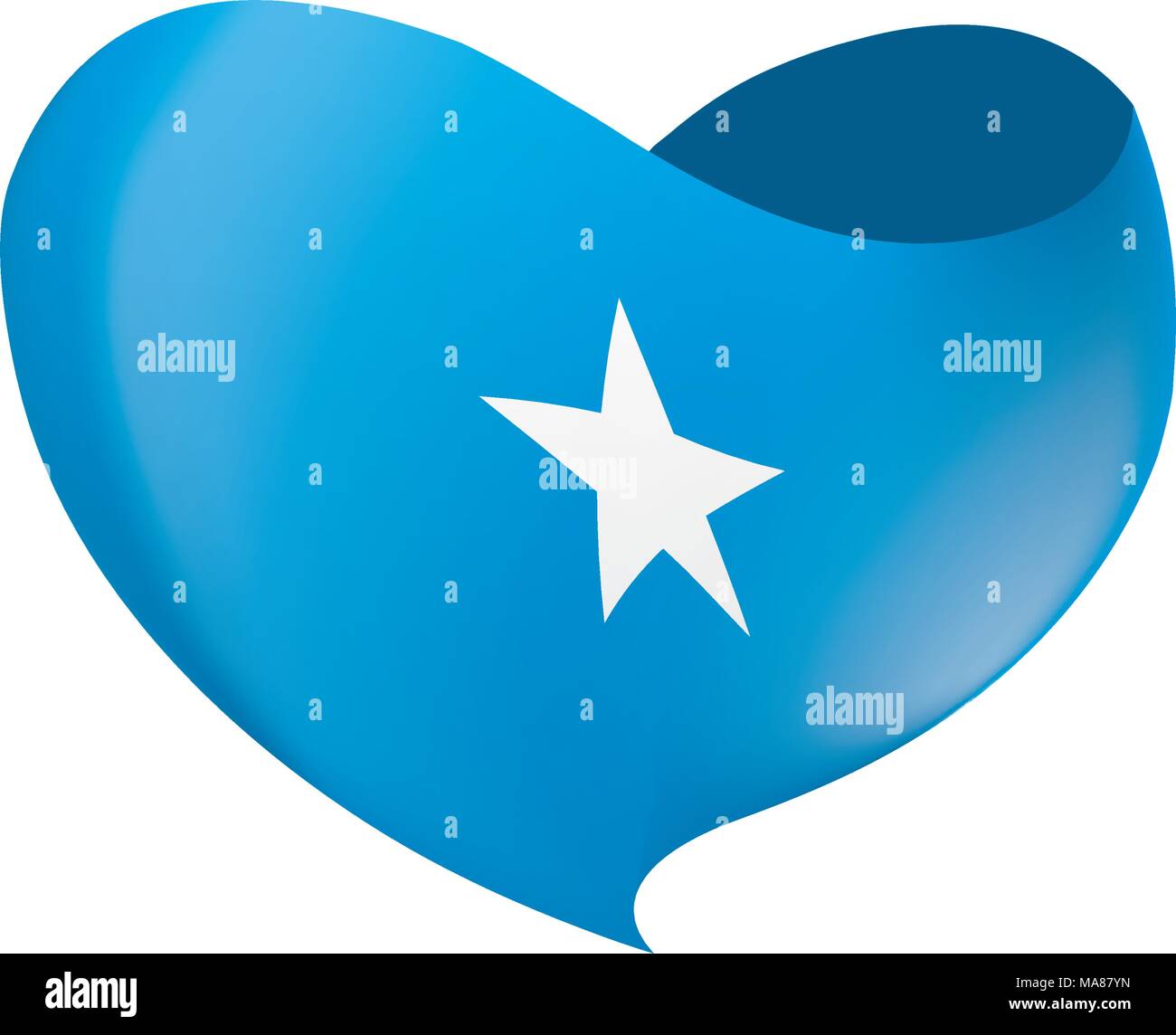 Somalia flag, vector illustration Stock Vector Image & Art - Alamy