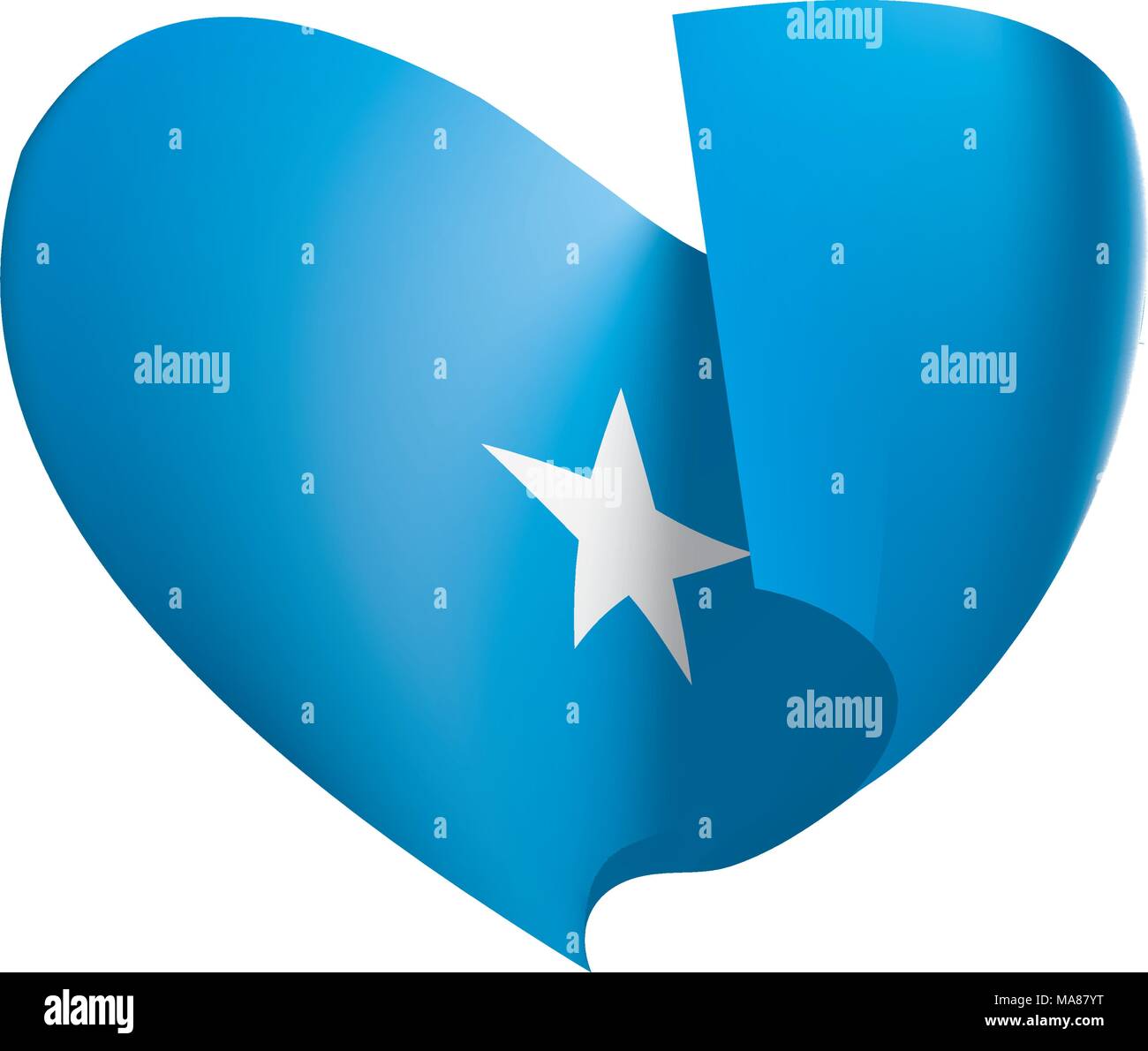 Somalia flag, vector illustration Stock Vector Image & Art - Alamy