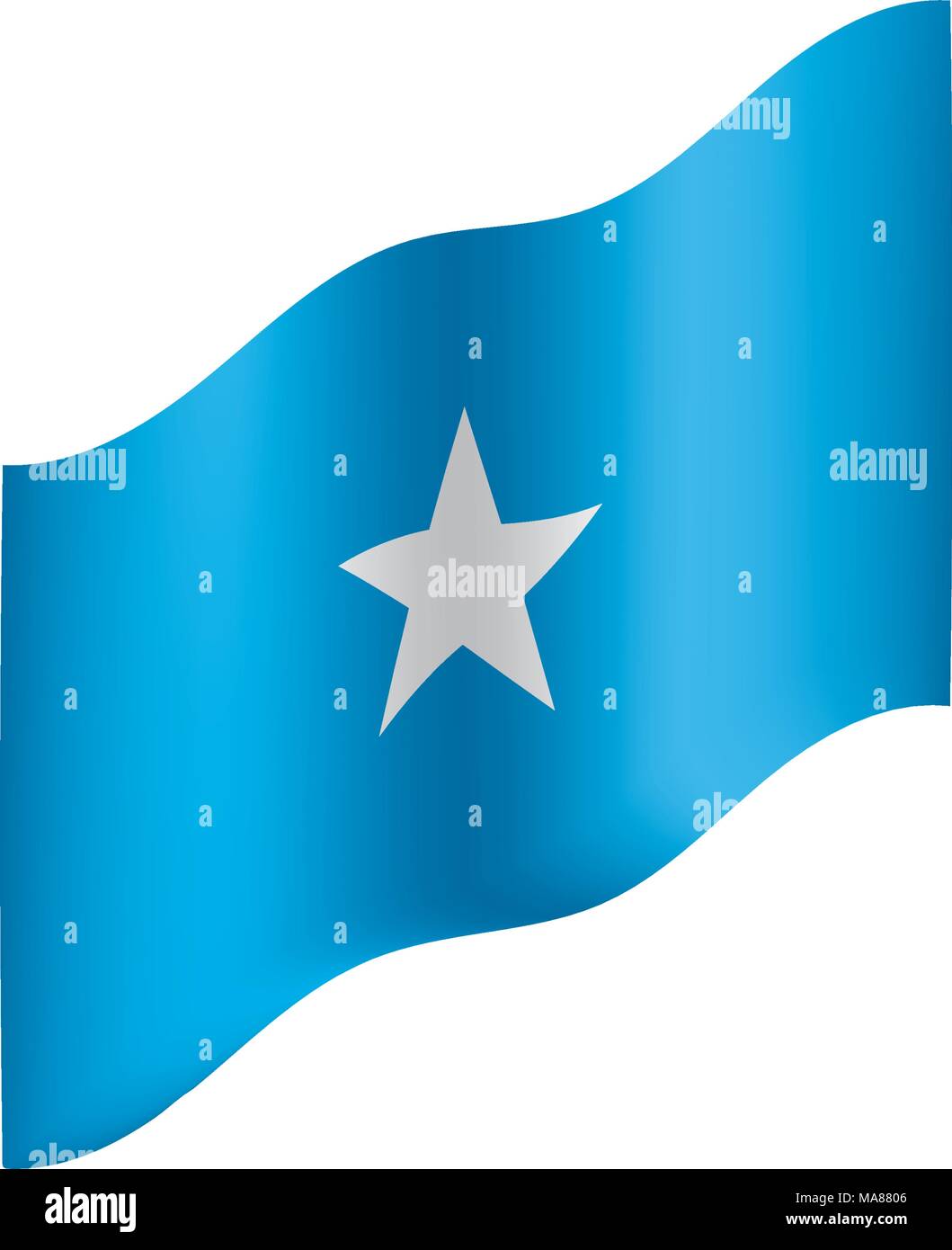 Somalia flag, vector illustration Stock Vector Image & Art - Alamy