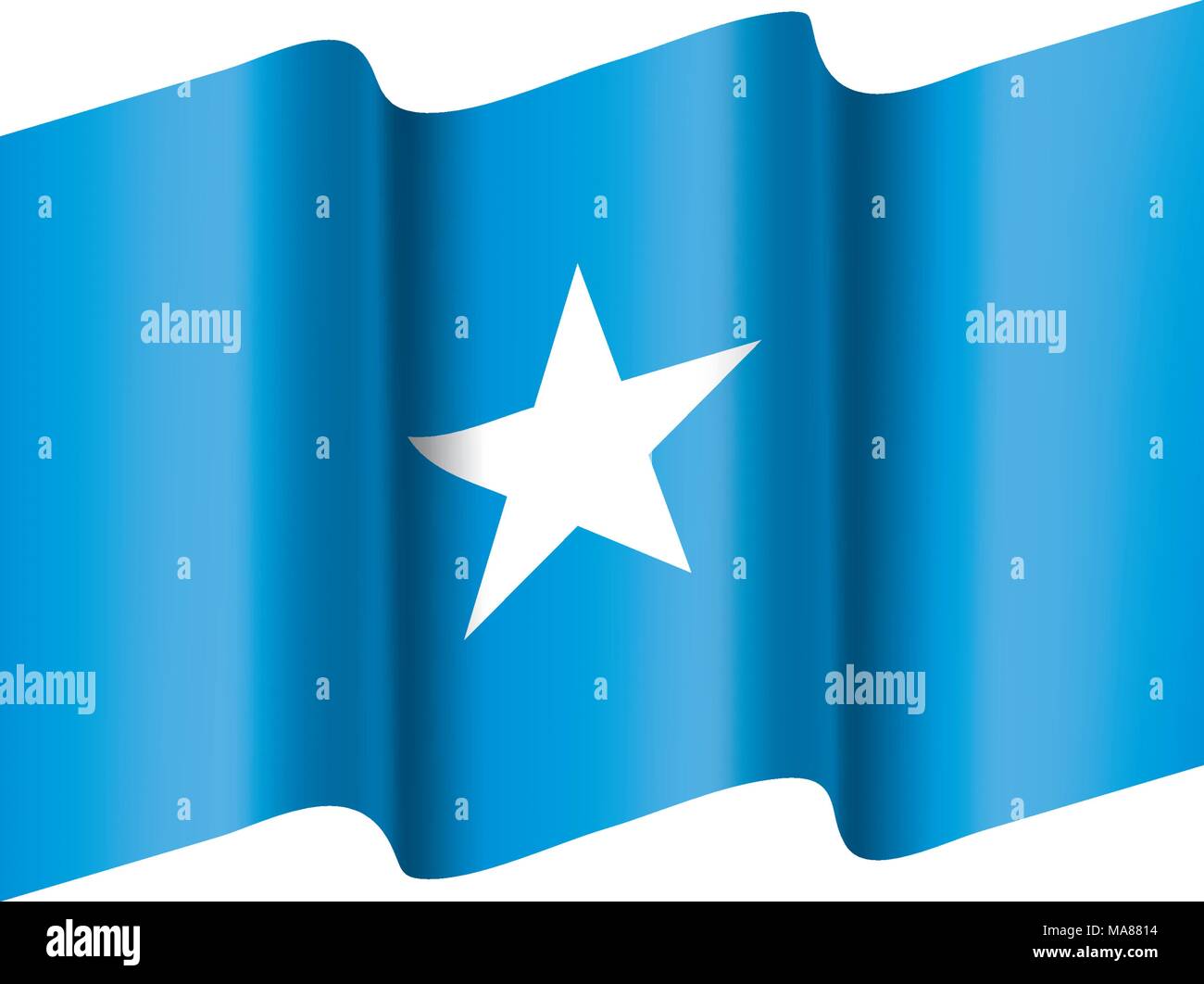 Somalia flag, vector illustration Stock Vector Image & Art - Alamy