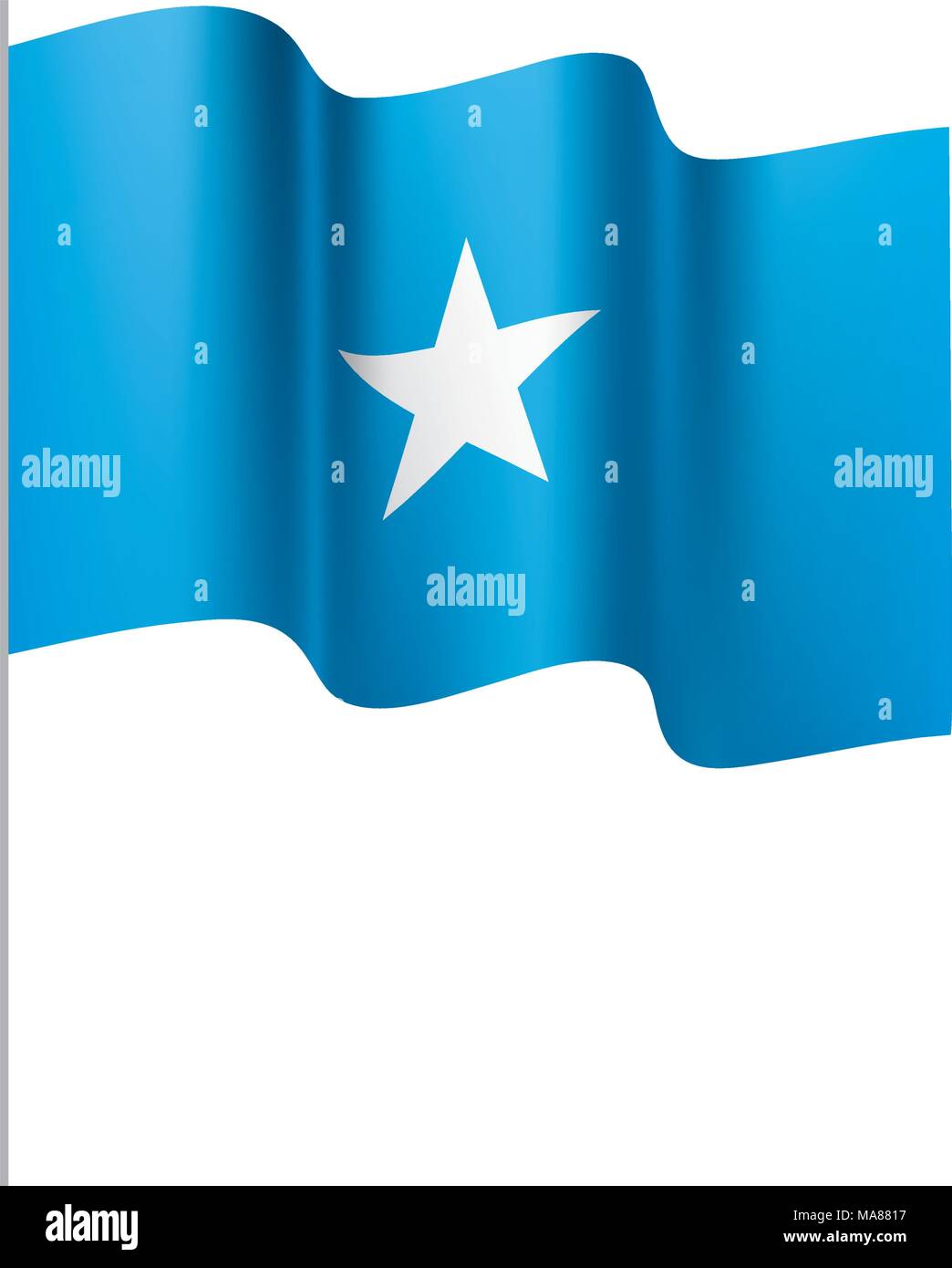 Somalia flag, vector illustration Stock Vector Image & Art - Alamy