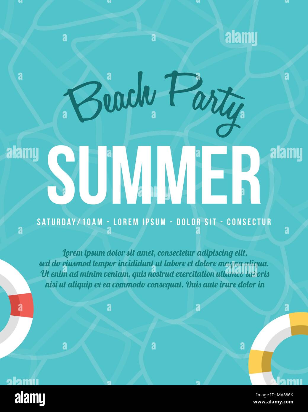 Happy summer day poster collection Stock Vector Image & Art - Alamy