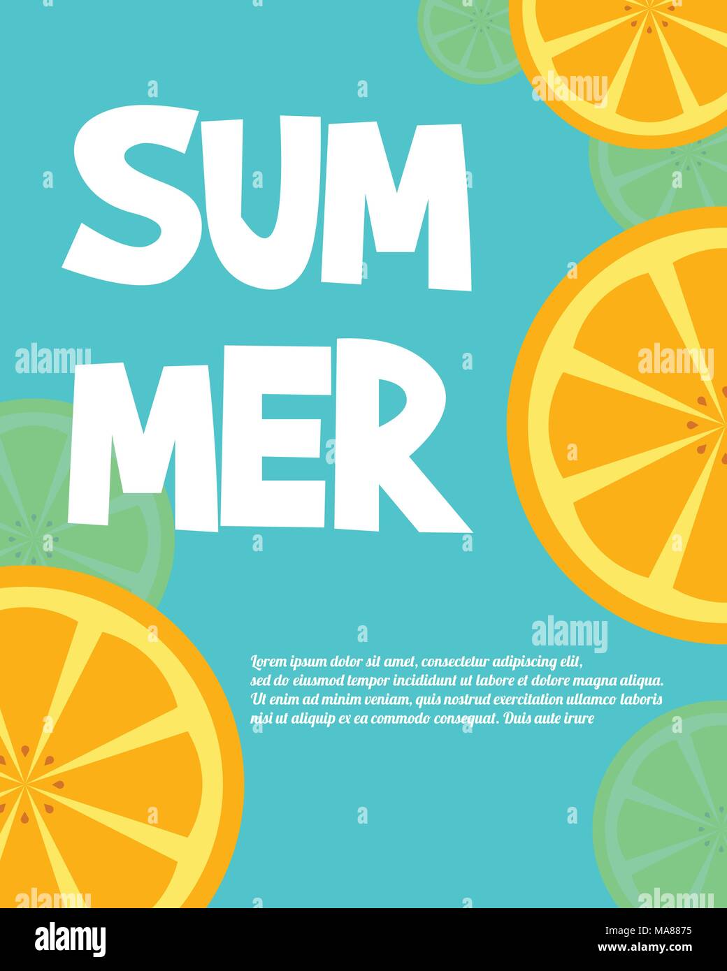 Collection summer day poster style Stock Vector Image & Art - Alamy
