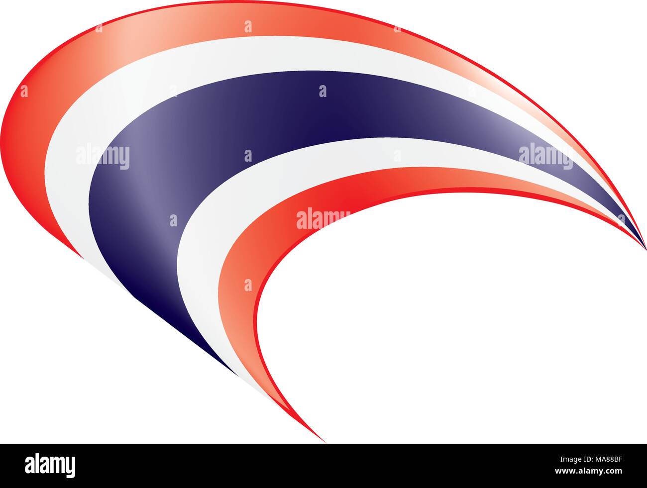 Thailand Flag Vector Illustration Stock Vector Image And Art Alamy