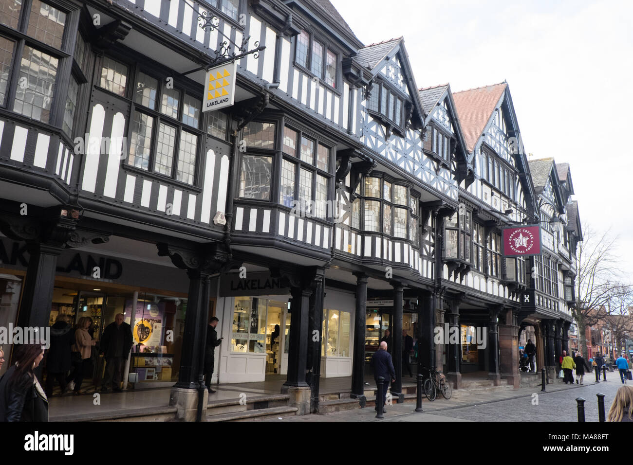 The Rows,Chester Rows,building,street,Chester,Cheshire,England,UK,U.K ...