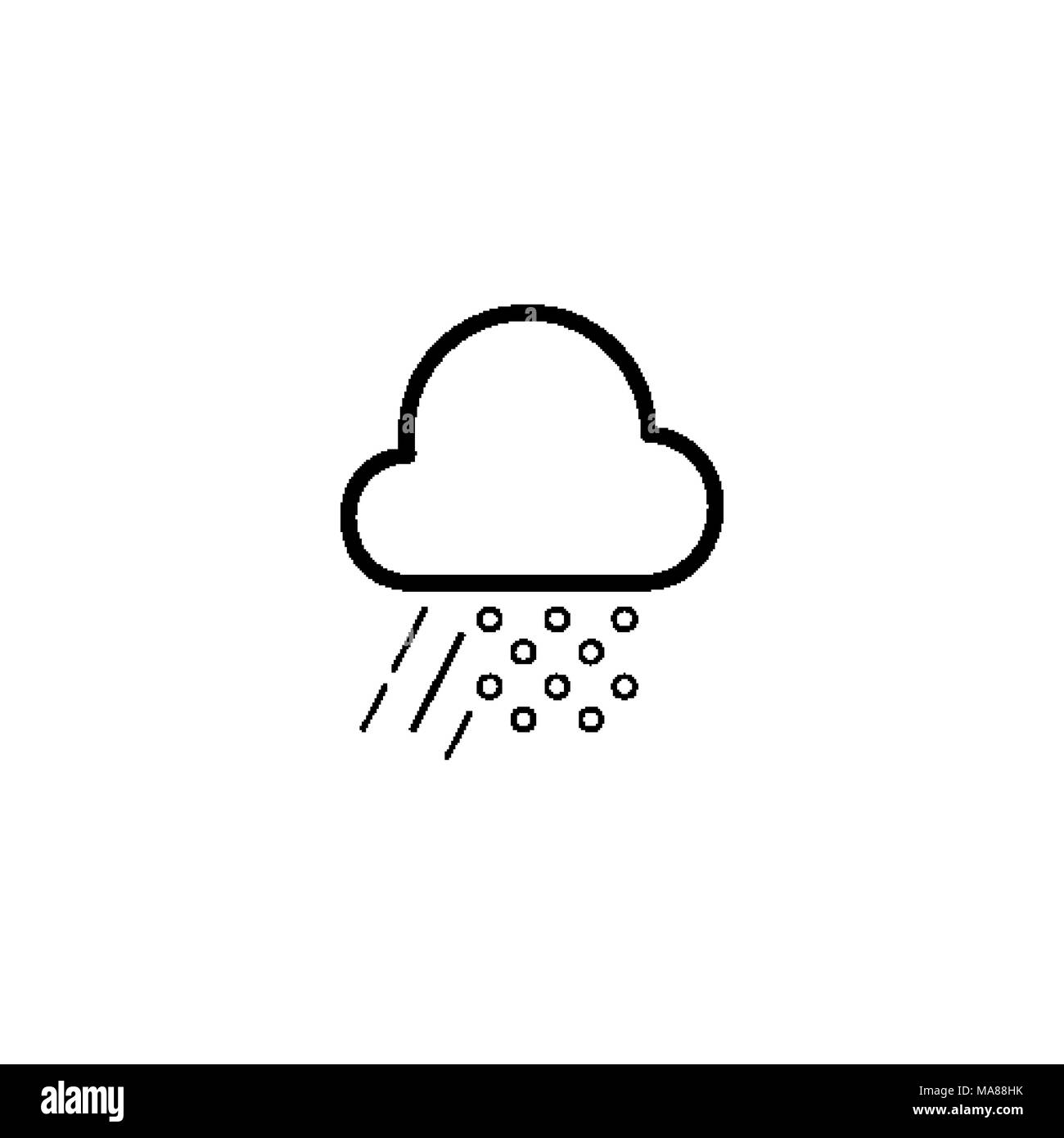 Very heavy rain rainfall Black and White Stock Photos & Images - Alamy