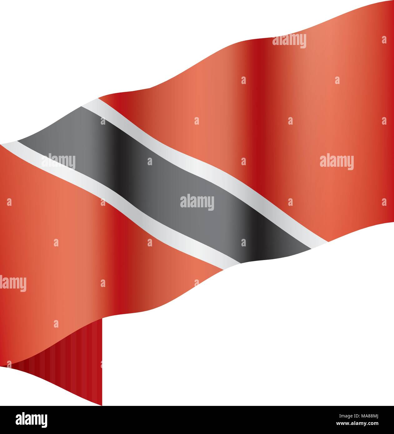 trinidad and tobago flag, vector illustration Stock Vector Image & Art ...