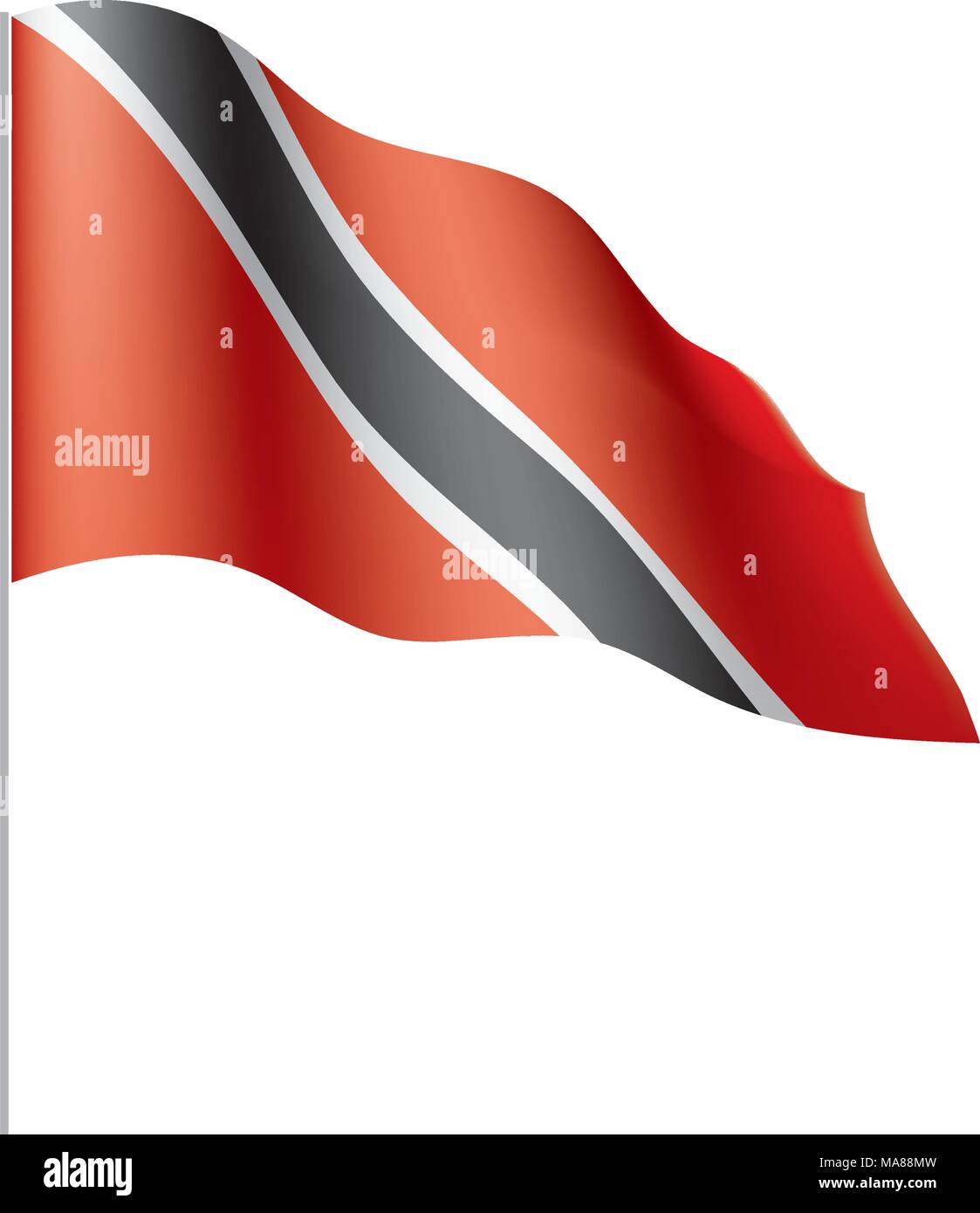 trinidad and tobago flag, vector illustration Stock Vector Image & Art ...