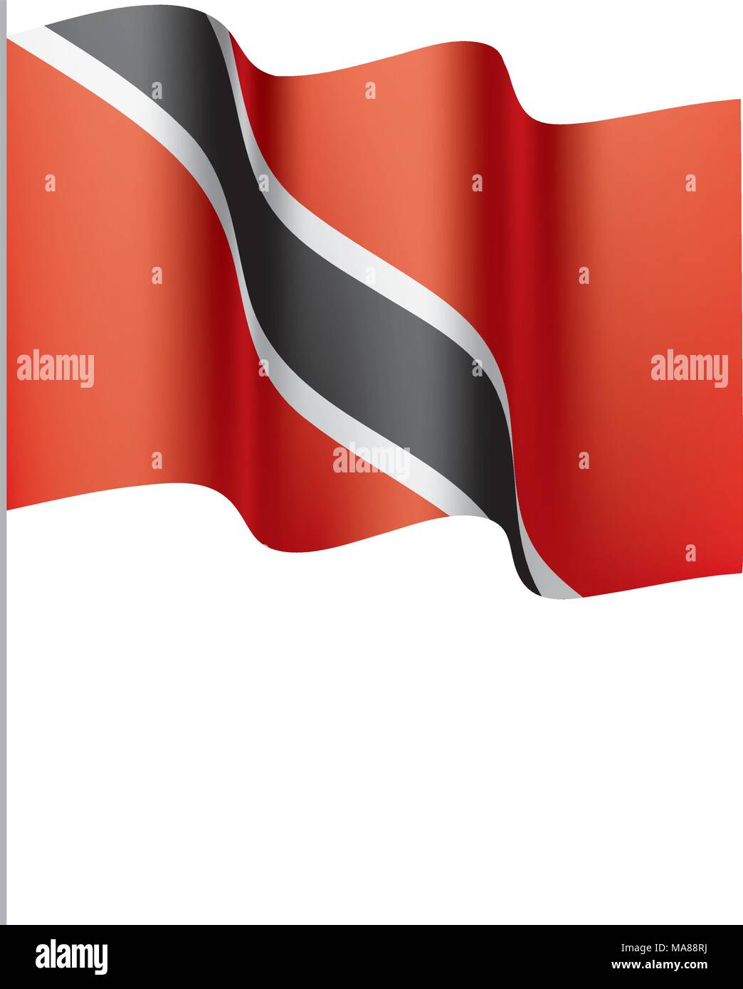 trinidad and tobago flag, vector illustration Stock Vector Image & Art ...
