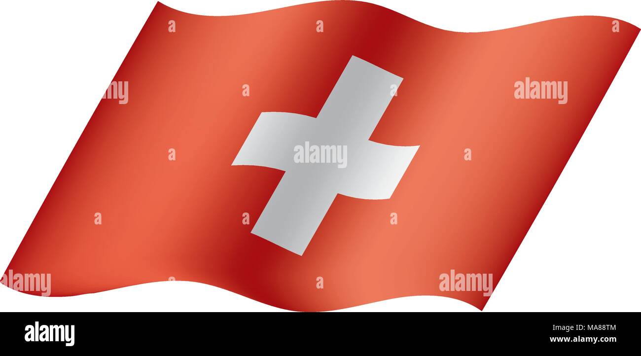 Switzerland flag, vector illustration Stock Vector Image & Art - Alamy