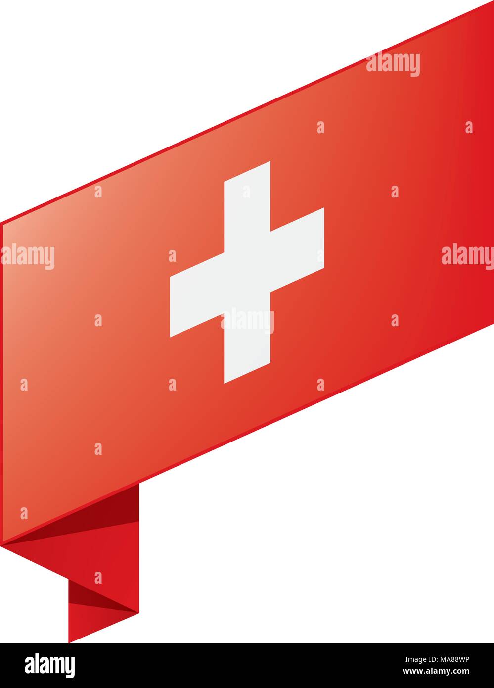 Switzerland flag, vector illustration Stock Vector Image & Art - Alamy