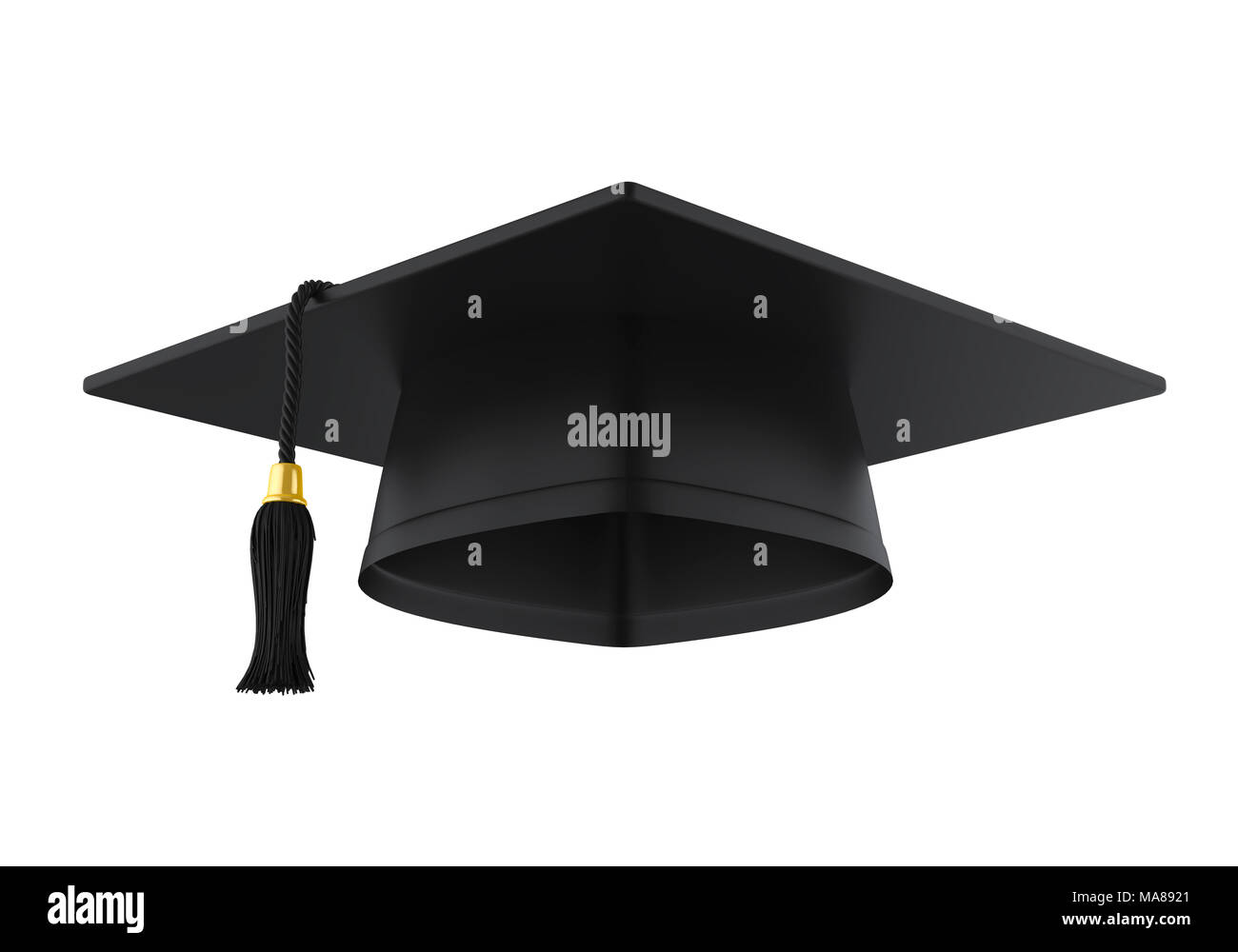 Graduation Cap Isolated Stock Photo - Alamy