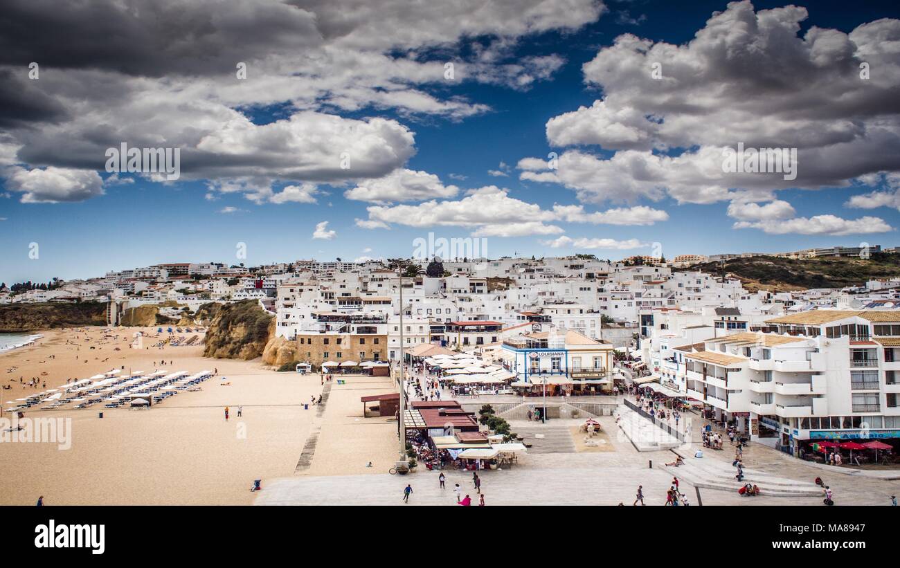 View albufeira old town beach hi-res stock photography and images - Alamy