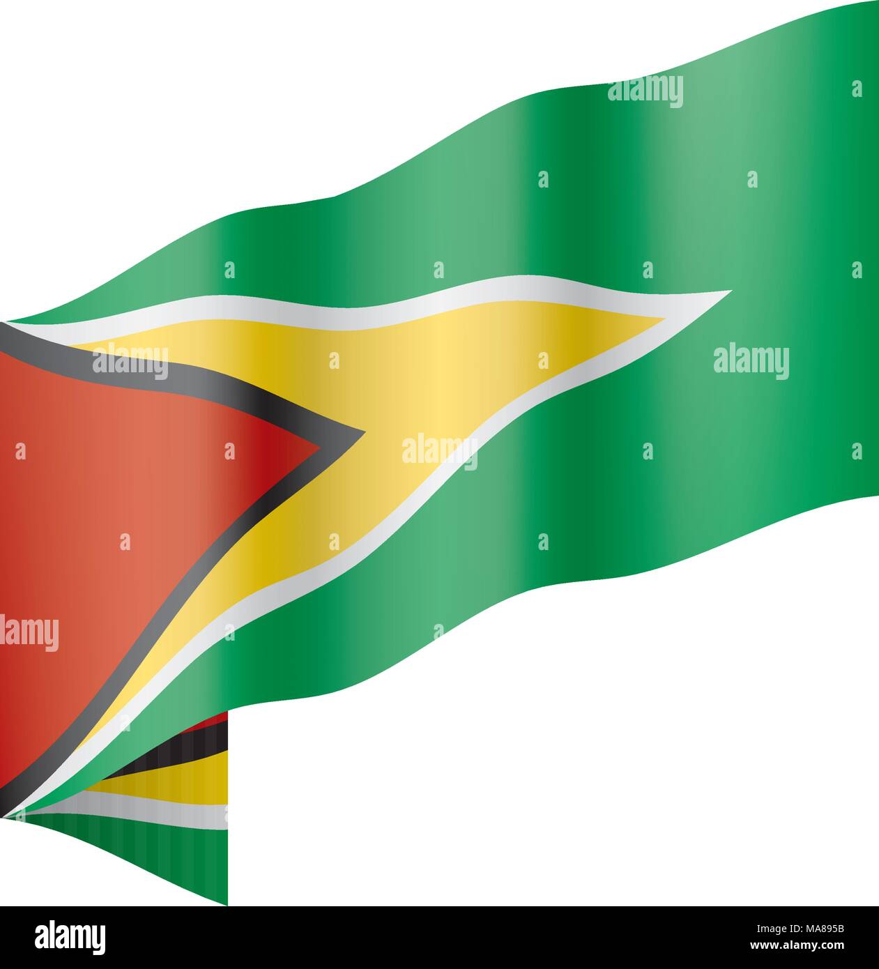 Guyana flag, vector illustration Stock Vector Image & Art - Alamy