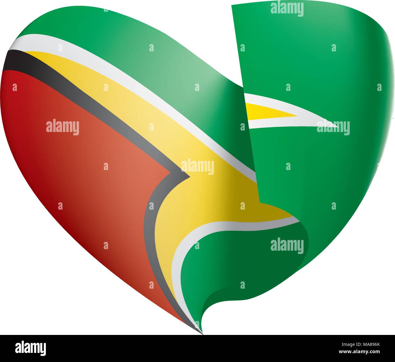 Guyana flag, vector illustration Stock Vector Image & Art - Alamy
