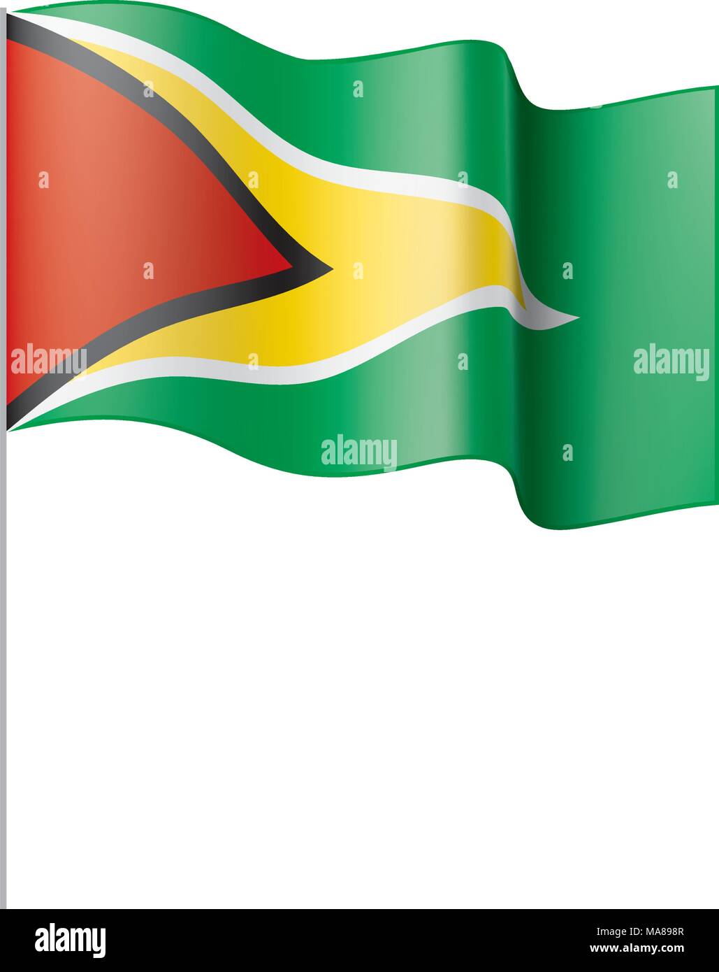 Guyana flag, vector illustration Stock Vector Image & Art - Alamy