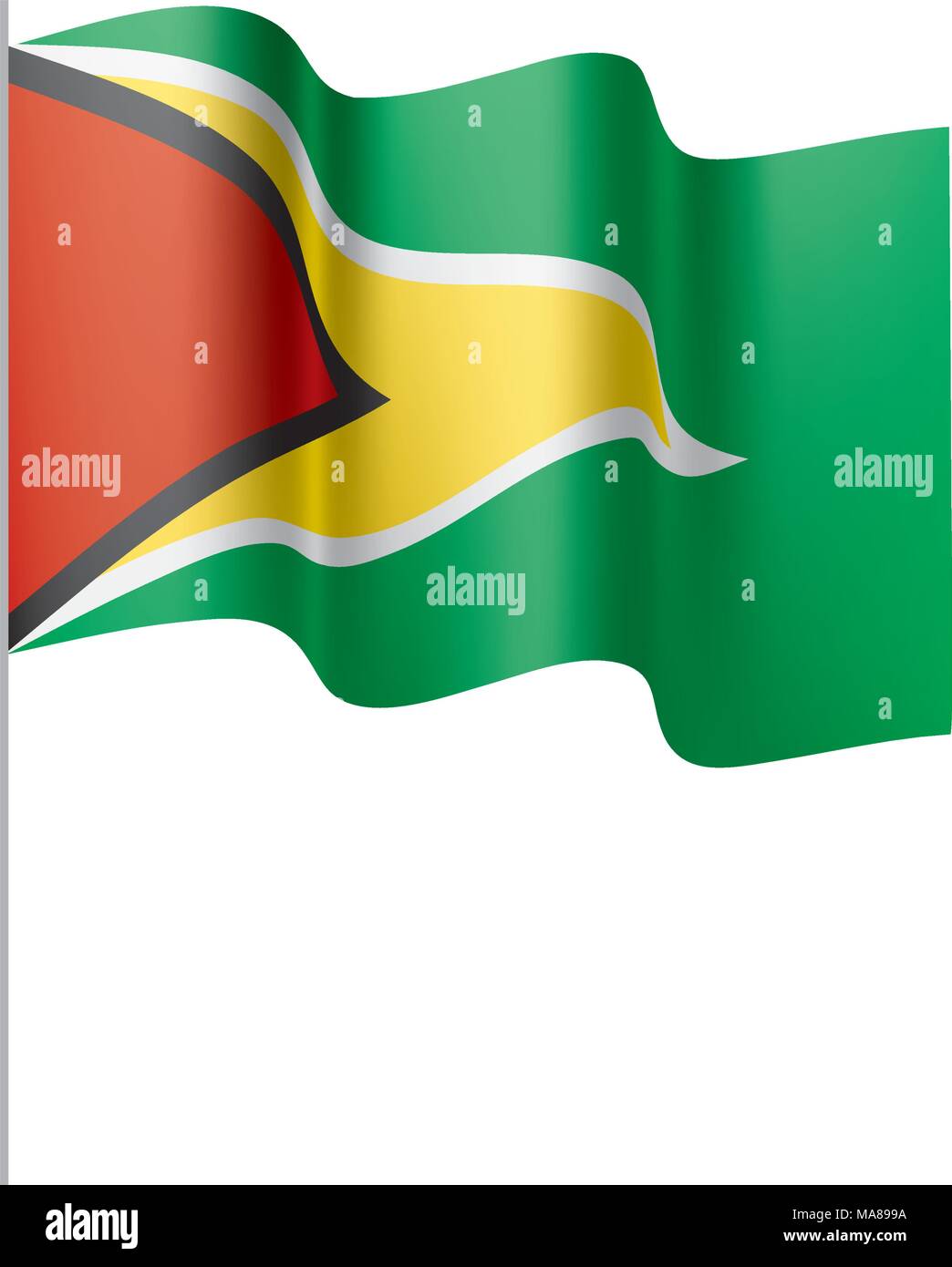 Guyana flag, vector illustration Stock Vector Image & Art - Alamy