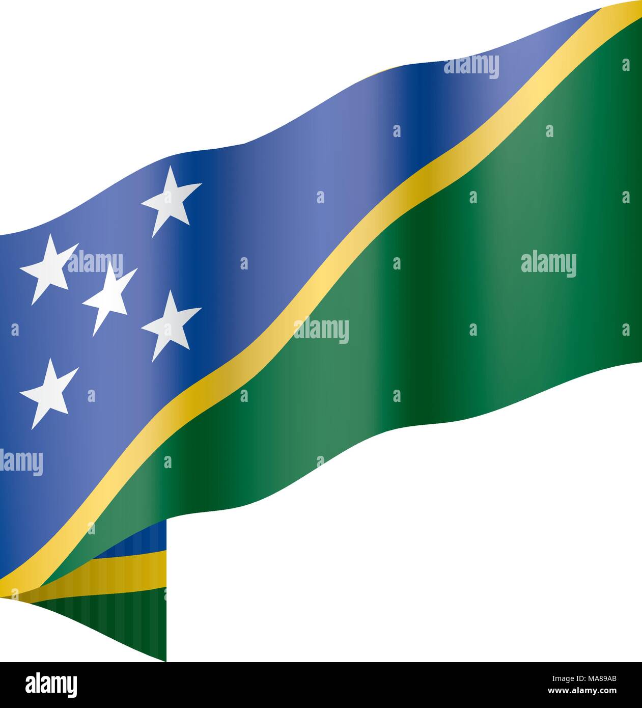 Solomon Islands flag, vector illustration Stock Vector Image & Art - Alamy