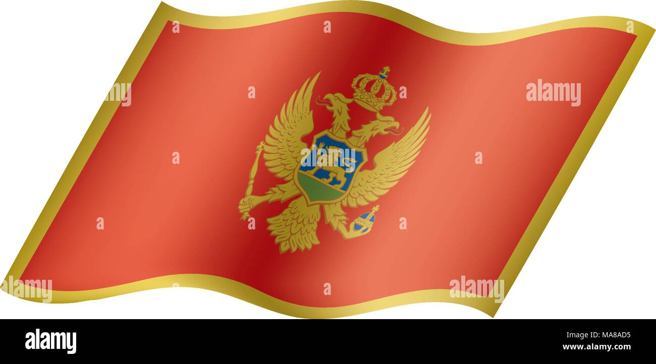 montenegro flag, vector illustration Stock Vector Image & Art - Alamy