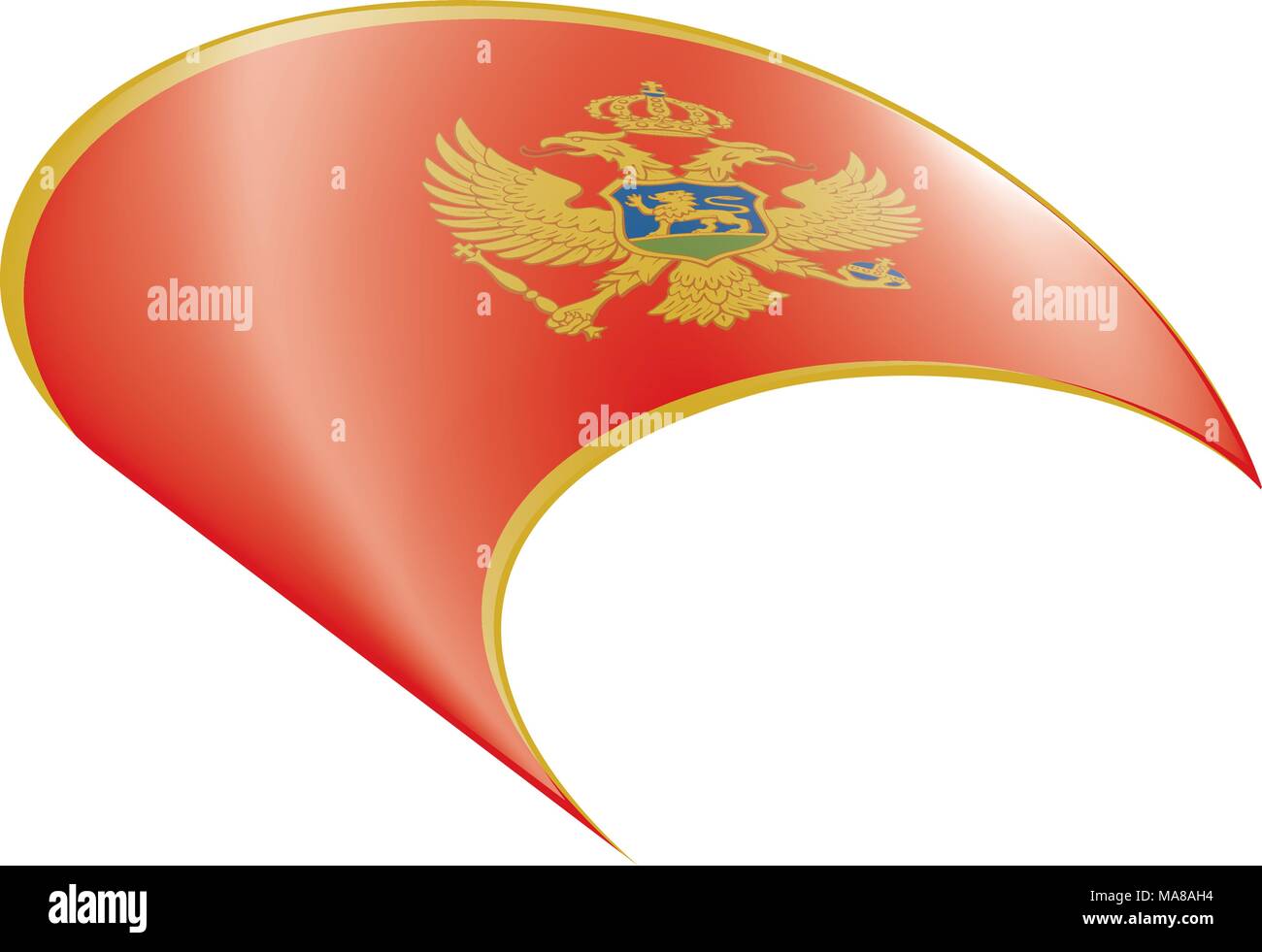 montenegro flag, vector illustration Stock Vector Image & Art - Alamy
