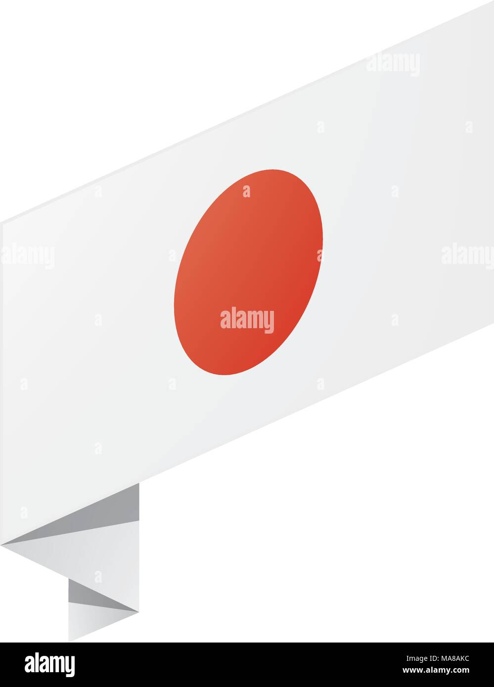 Japan flag, vector illustration Stock Vector Image & Art - Alamy