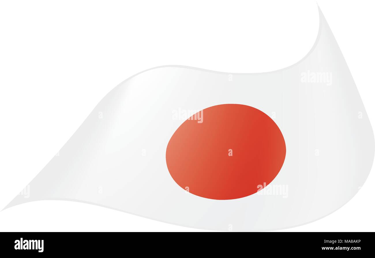 Japan flag, vector illustration Stock Vector Image & Art - Alamy