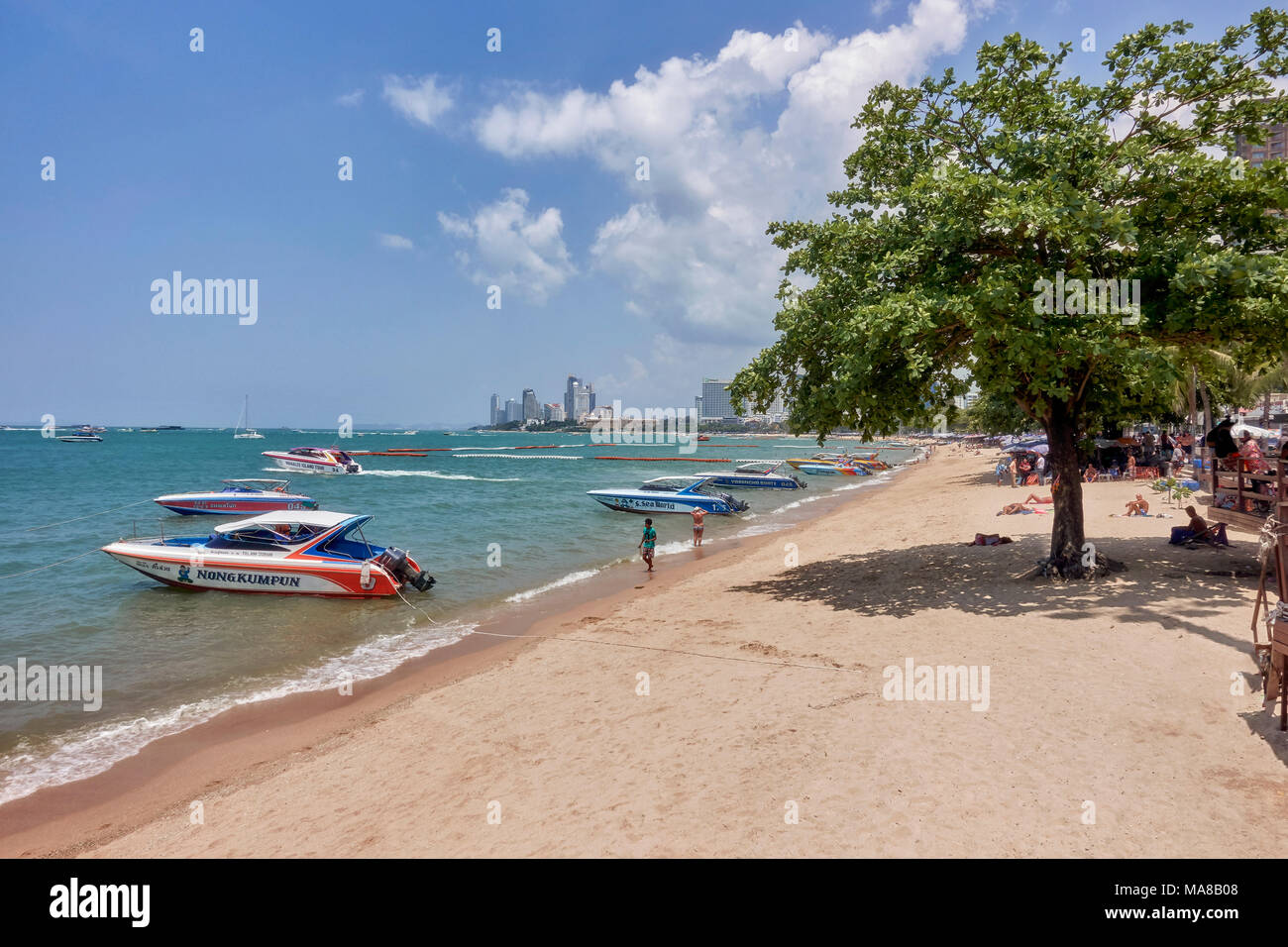 Pattaya Beach, Thailand, Southeast Asia Stock Photo - Alamy