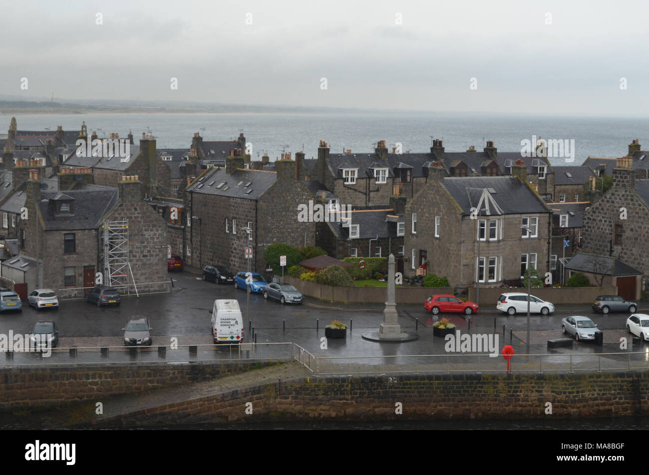 Aberdeen (Scotland) harbour, main gateway for the North Sea oil and gas ...