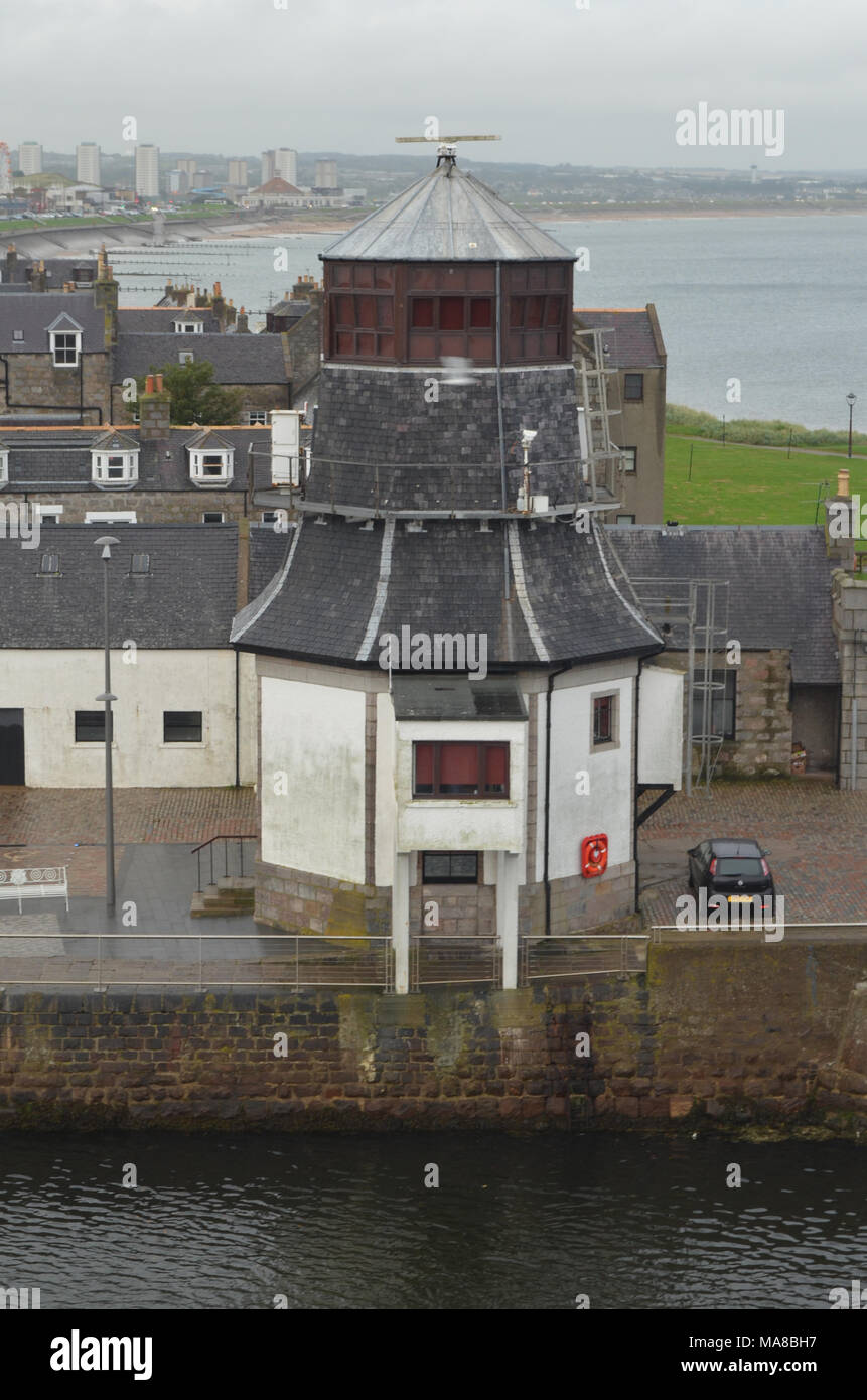 Aberdeen (Scotland) harbour, main gateway for the North Sea oil and gas ...