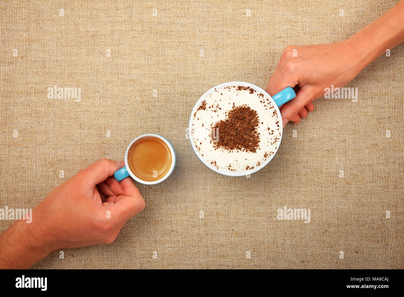 Big hands small hands hi-res stock photography and images - Alamy